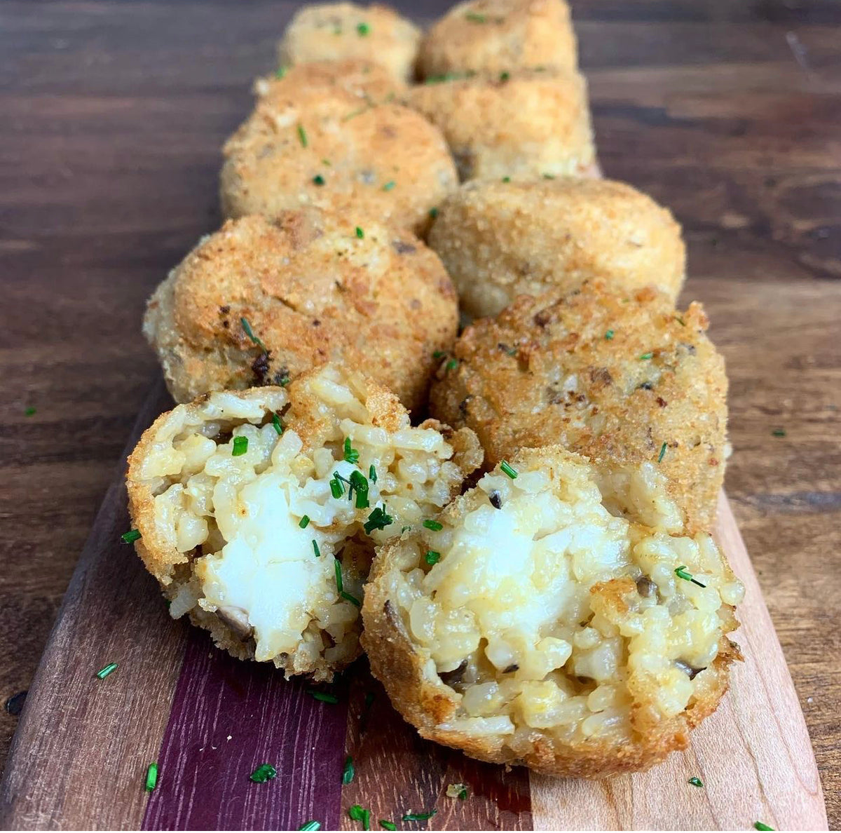 Italian Black Truffle and Fresh Mozz Arancini – VEGCHEESE